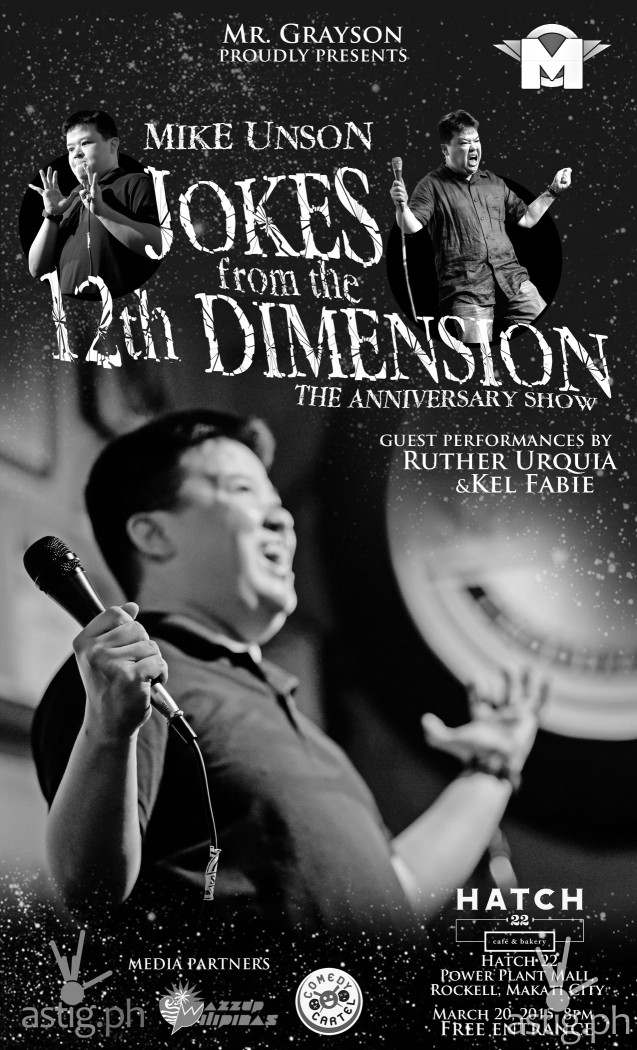 Mike Unson: Jokes from the 12th Dimension comedy show | ASTIG.PH