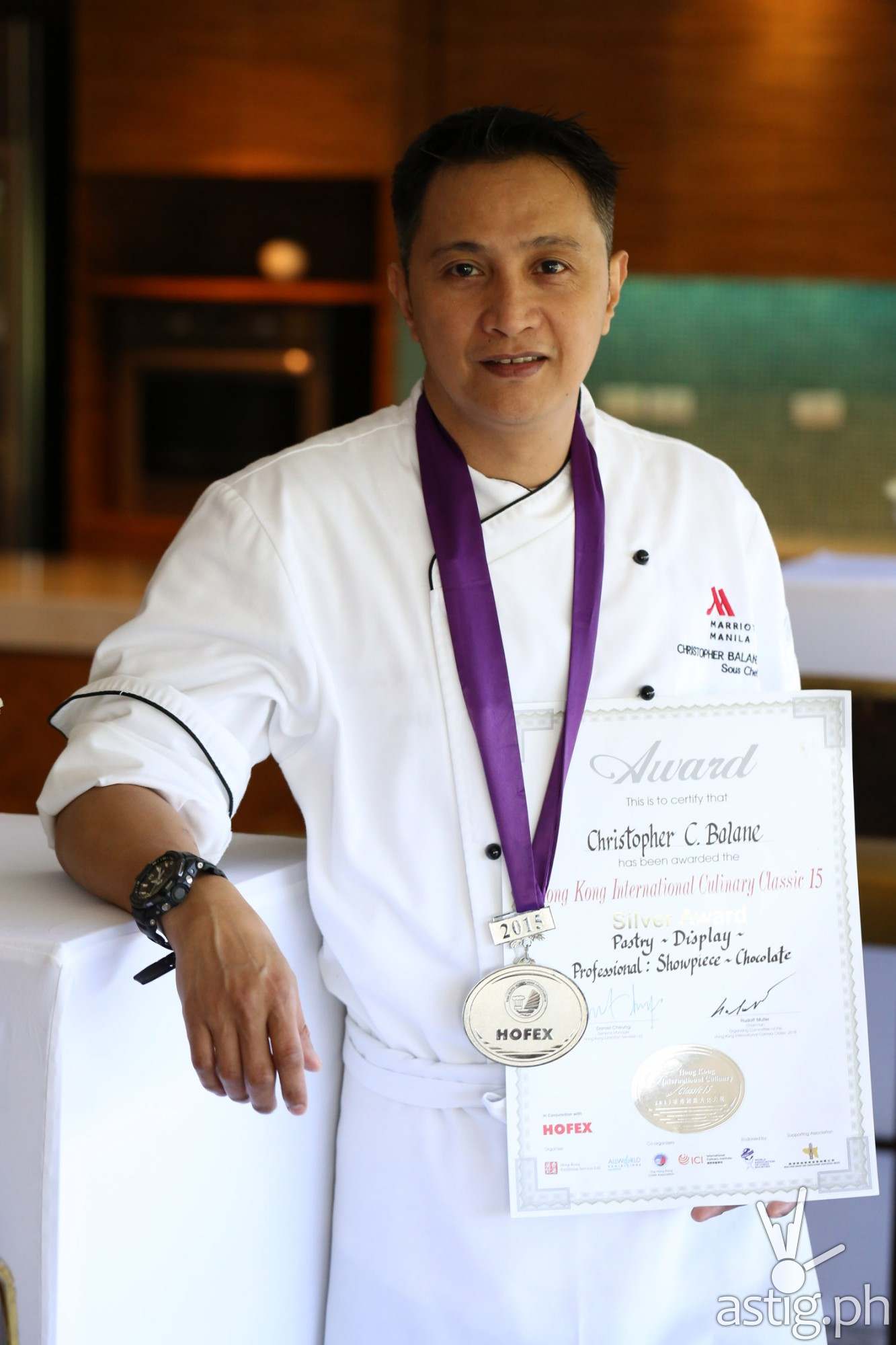 Marriott Manila’s Chocolatier Chef Christopher Balane – ASTIG ...