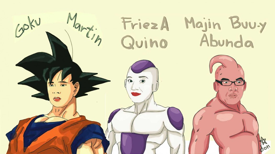 Goku Martin, FriezA Quino: Pinoy celebs as Dragon Ball Z characters ...
