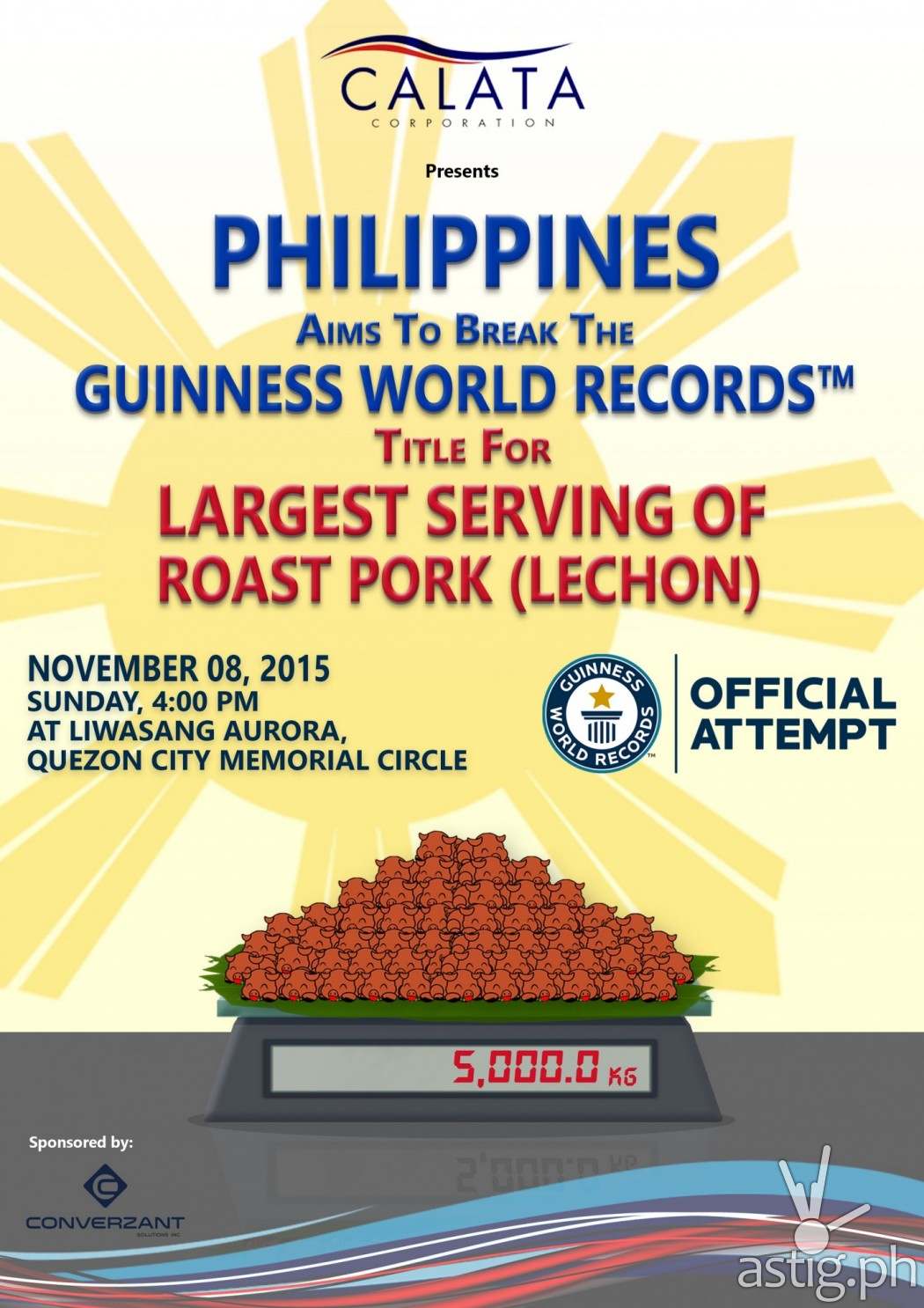 Largest lechon Guinness World Record to be attempted at QC Circle ...
