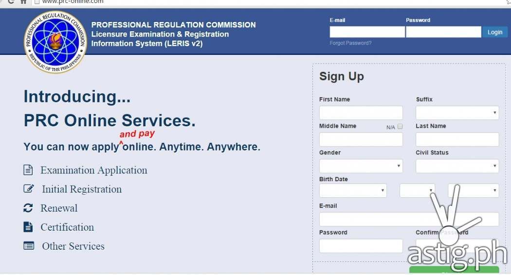 PRC website accused of copying Facebook log-in page – ASTIG: Philippine ...