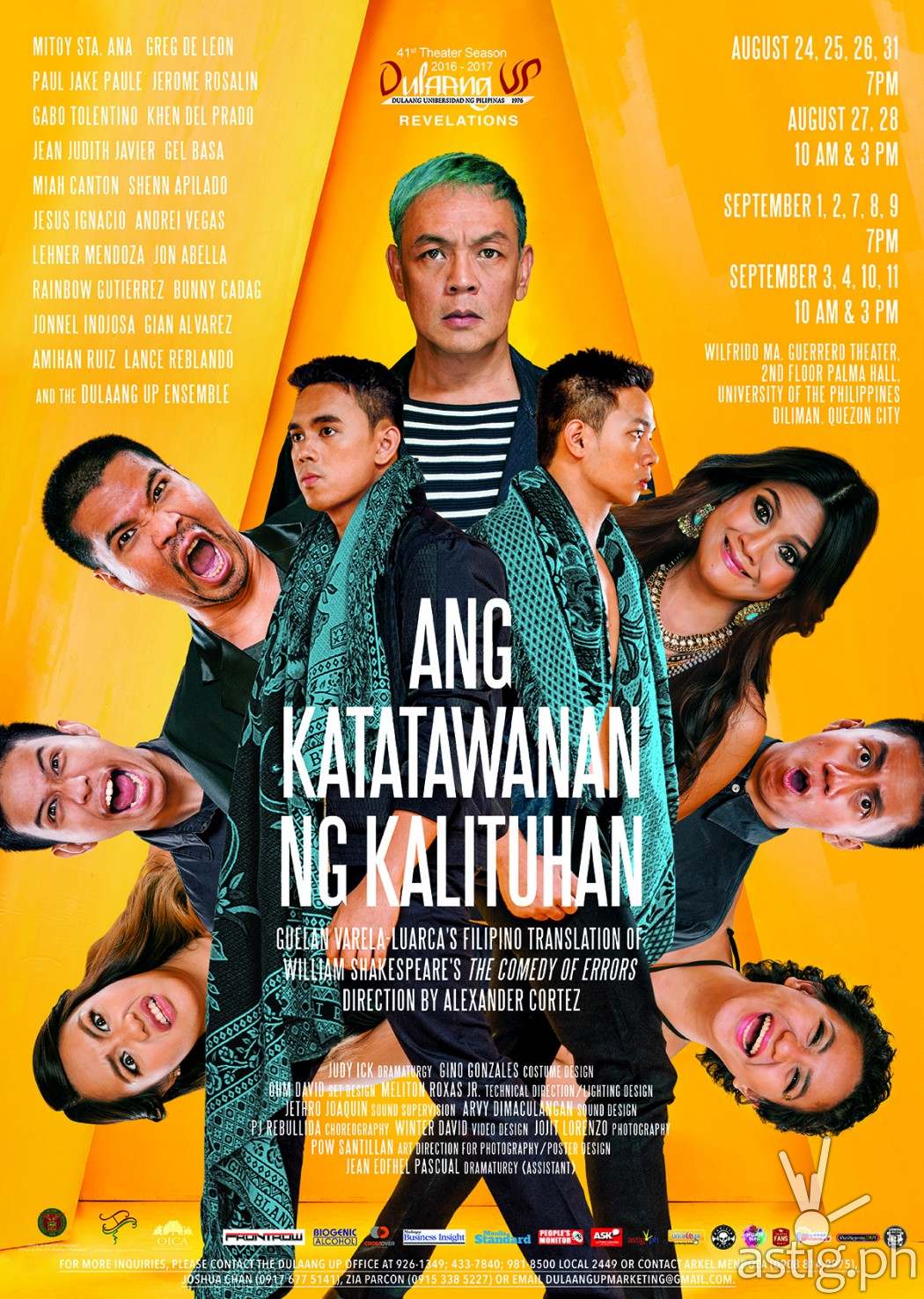 Ang Katatawanan ng Kalituhan kicks off Dulaang UP’s 41st season – ASTIG ...