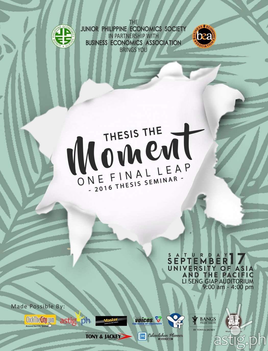 thesis the moment poster – ASTIG: Philippine News & Reviews
