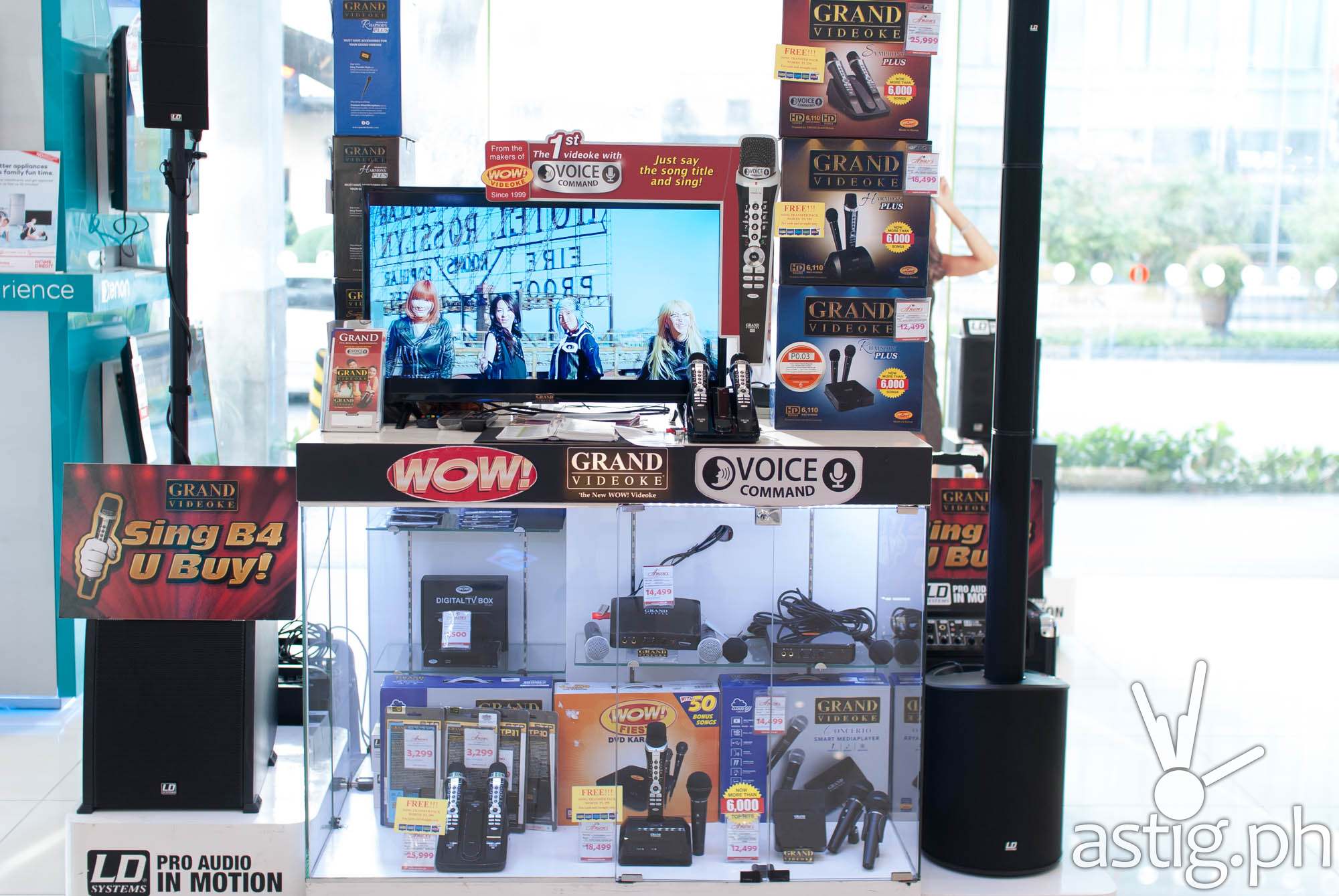 Grand Videoke store display at Abenson Makati | ASTIG: Philippine News ...