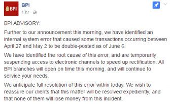 BPI hacked? Official statement blames ‘internal system error’ – ASTIG ...
