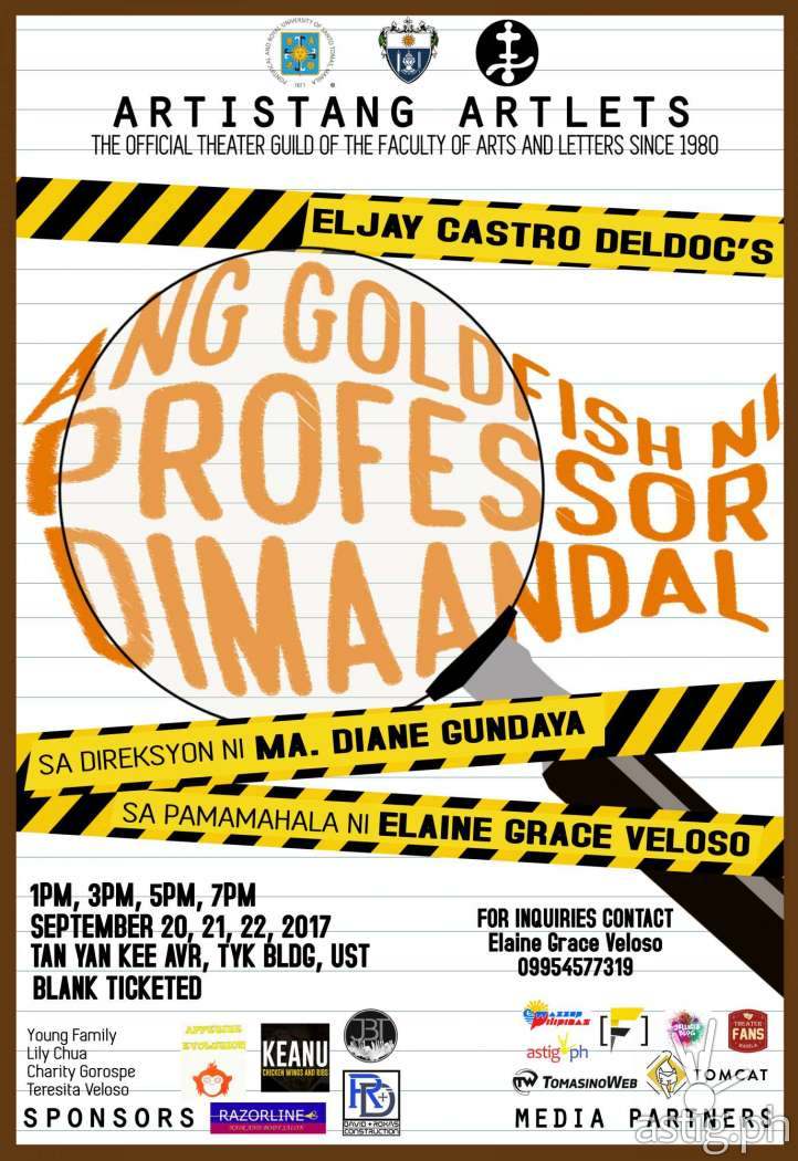 Ang Goldfish ni Professor Dimaandal [event] – ASTIG: Philippine News ...
