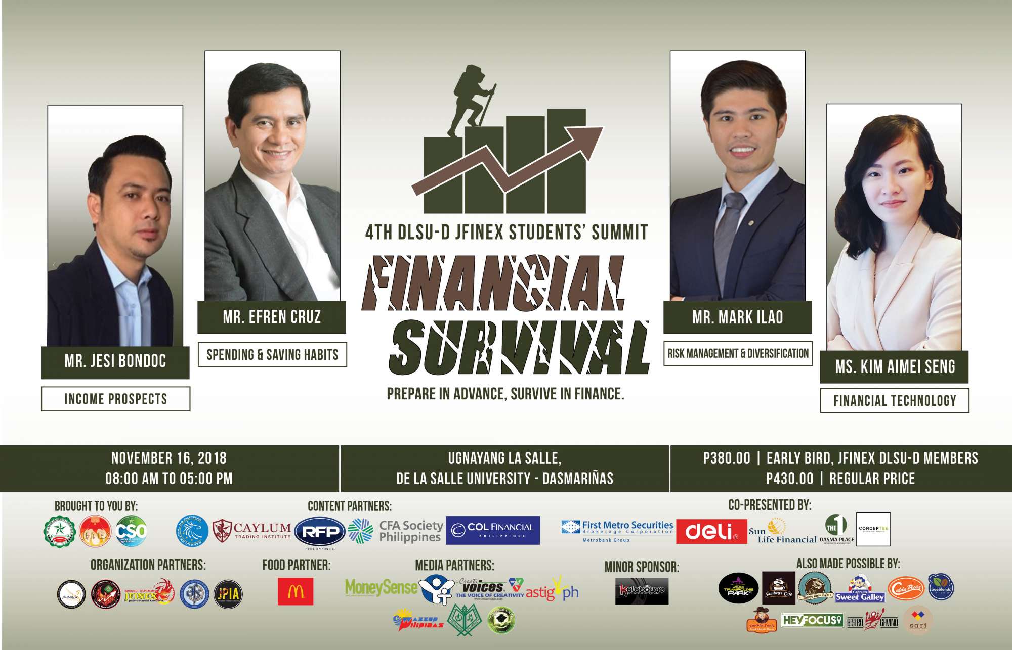 4th DLSU-D JFINEX Students’ Summit: Financial Survival [event] – ASTIG ...