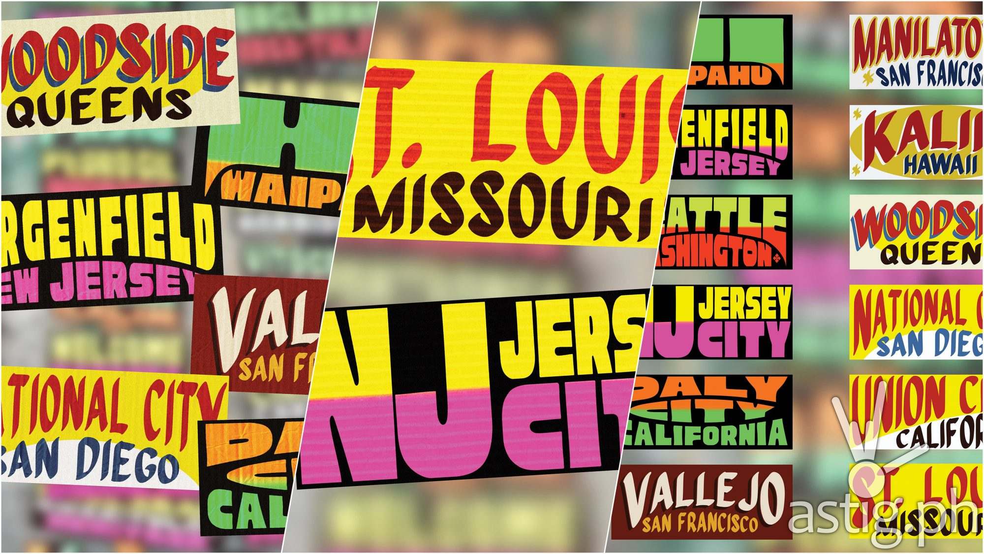 US cities as jeepney signs from the Philippines by Zach Reyes – ASTIG ...