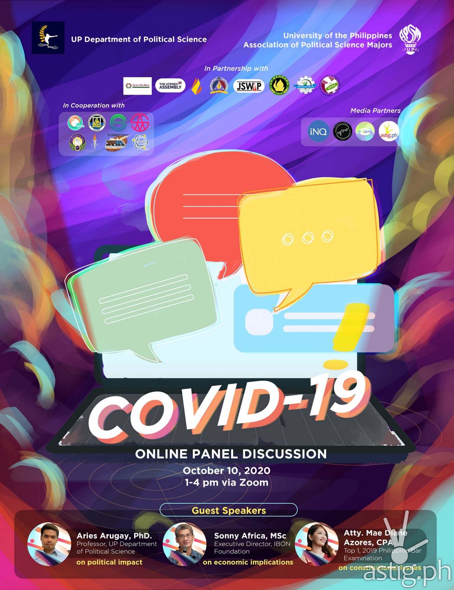 COVID-19 Online Panel Discussion [event] – ASTIG: Philippine News & Reviews