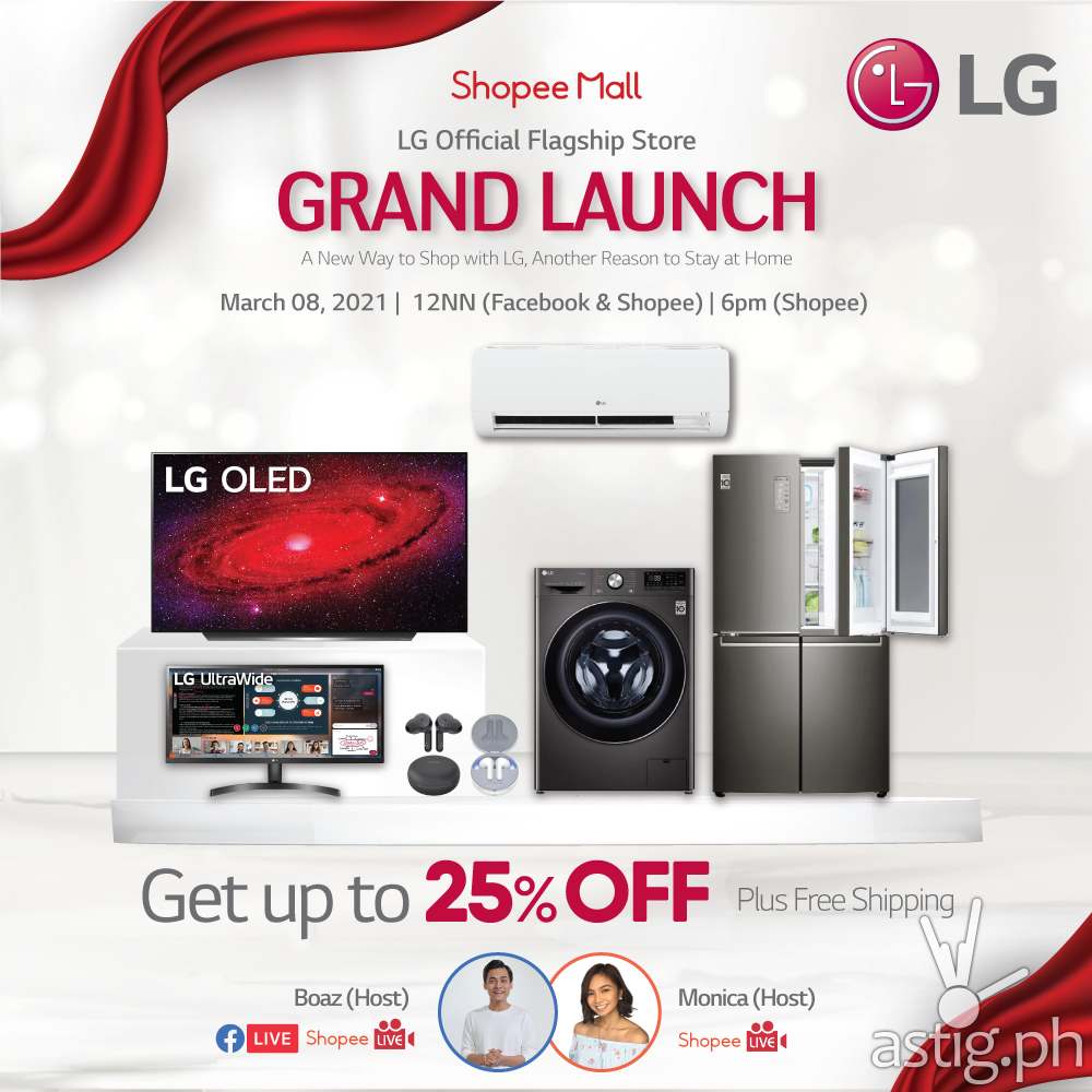 LG launches Shopee official store with up to 25% off – ASTIG ...