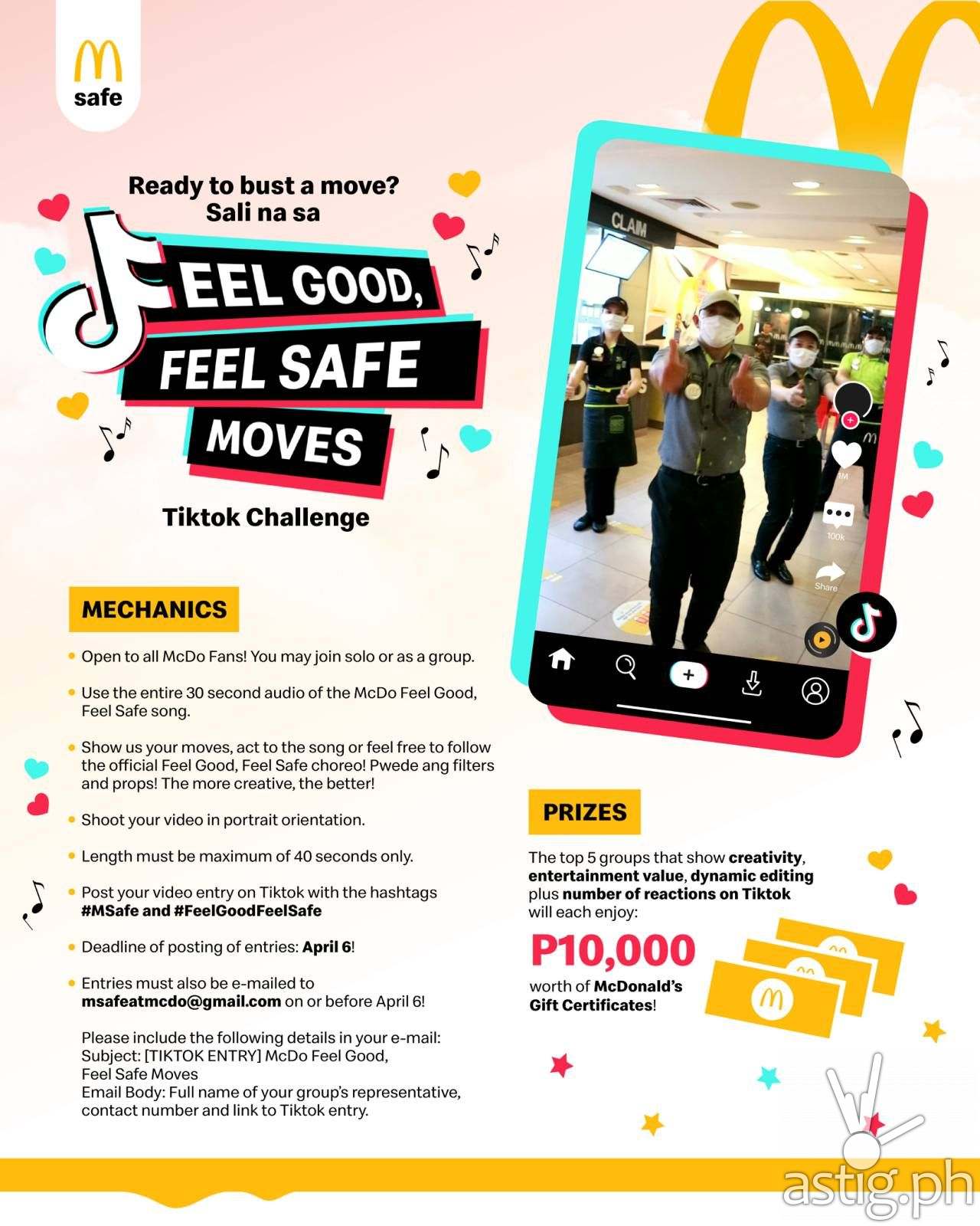 McDonald’s challenges users for their Feel Good, Feel Safe dance ...