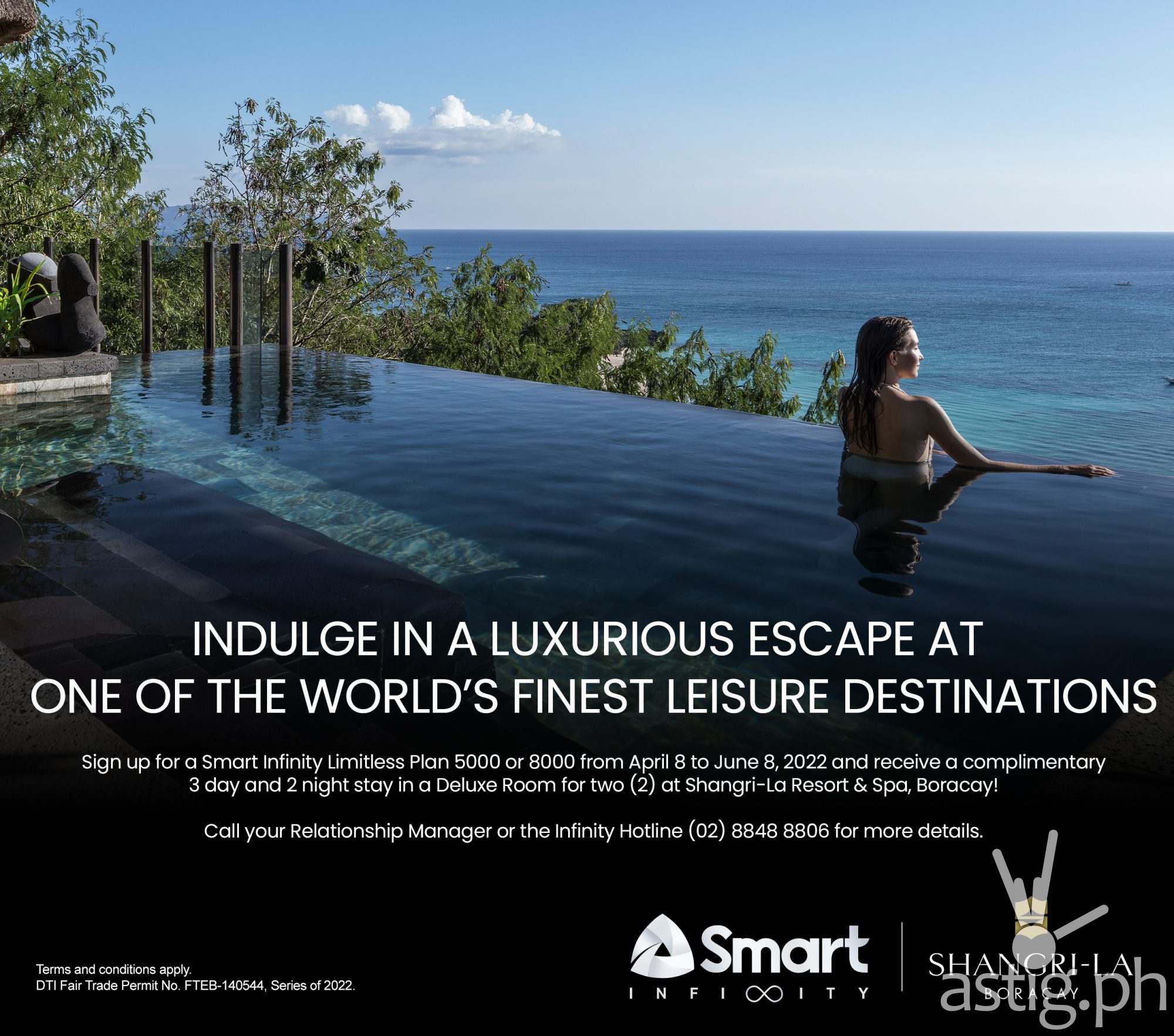 Smart offers a complimentary Boracay stay with their Smart Infinity ...