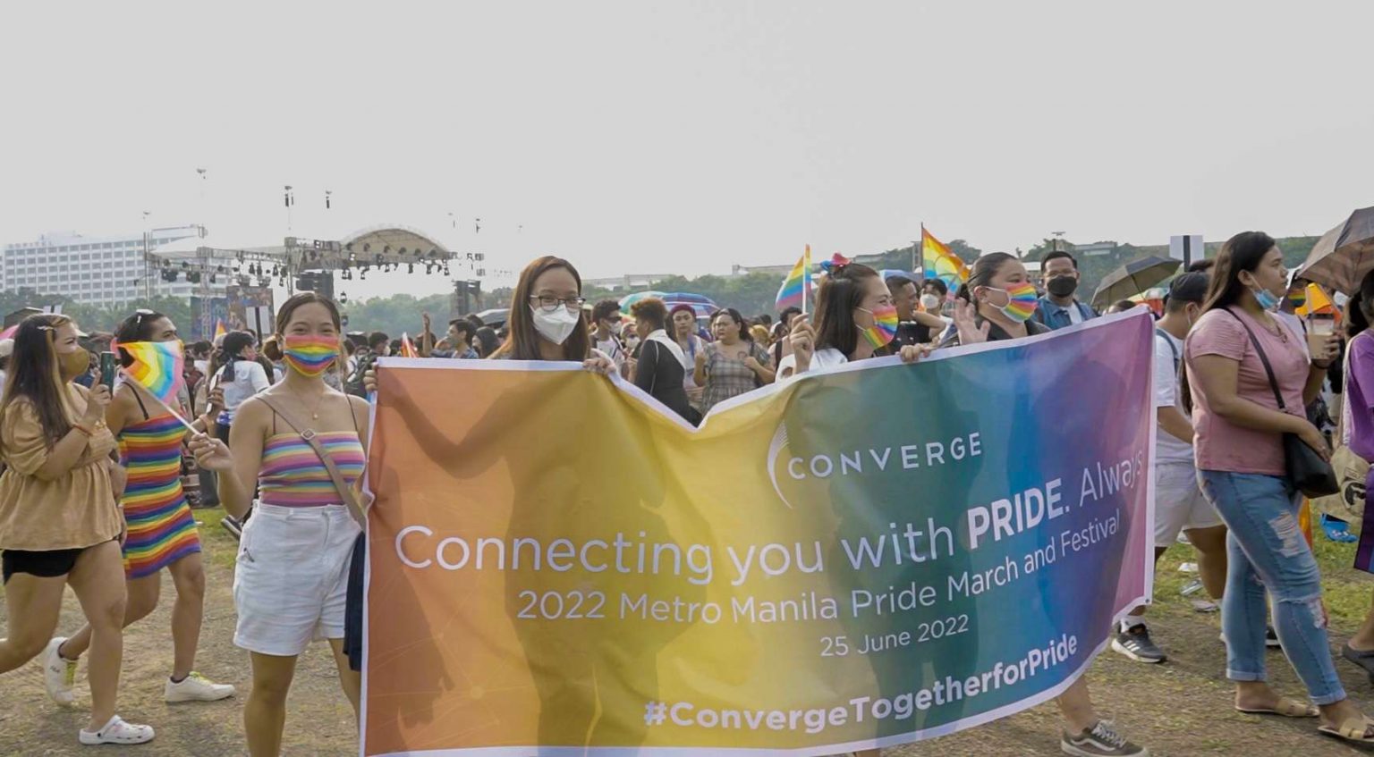 Converge provides connectivity support for Metro Manila Pride March and ...