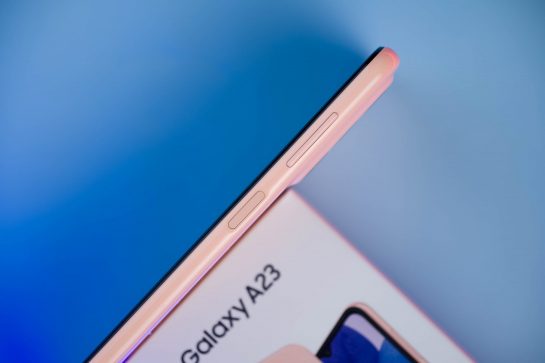 Power button fingerprint scanner volume rocker - SAMSUNG Galaxy A23 ...