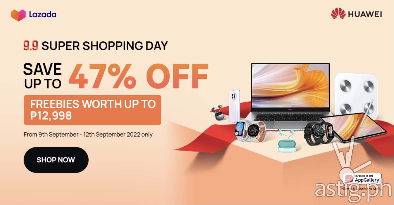 Exclusive early-Christmas Lazada vouchers on HUAWEI’s 9.9 Mega Sale ...