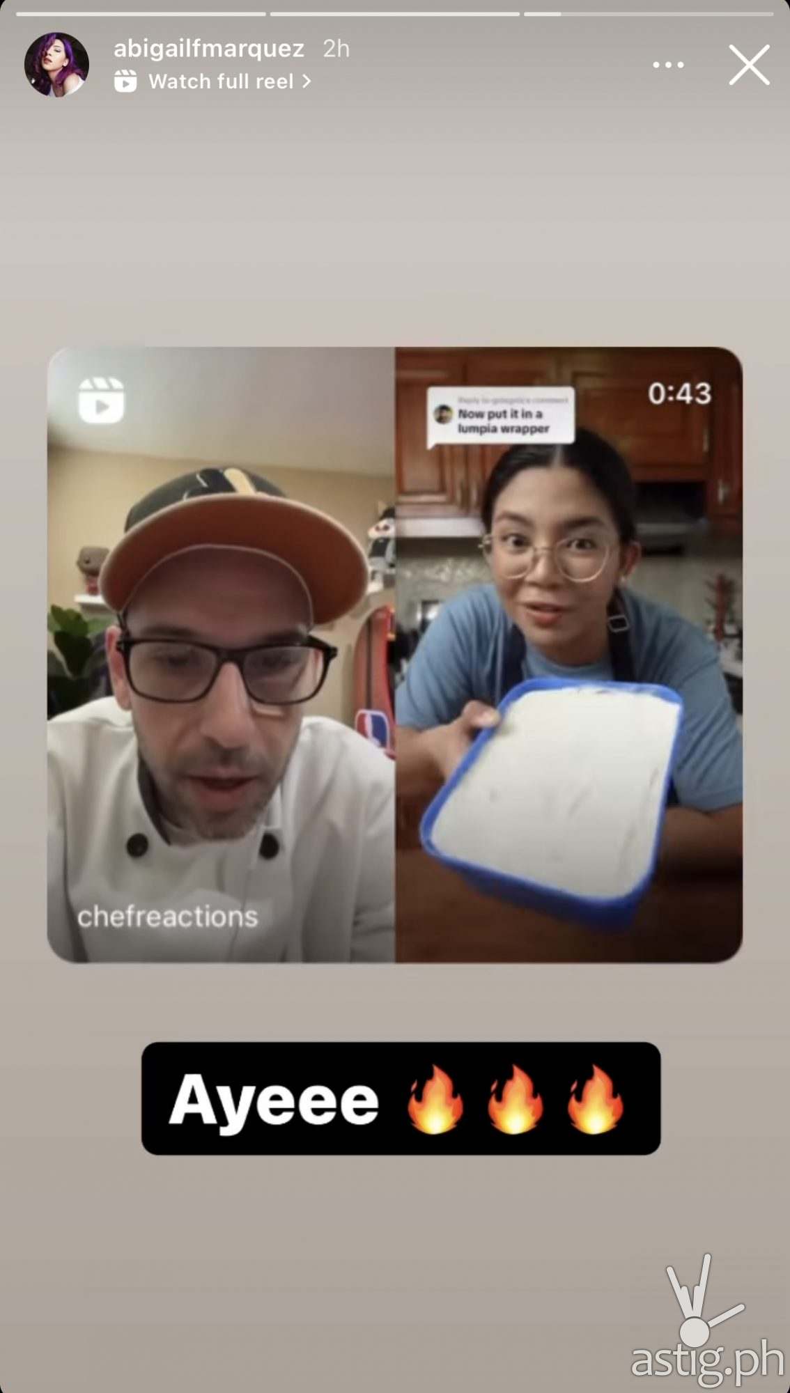 TikTok’s ‘Chef Reaction’s’ Gives Abi Marquez’s Viral Video a Perfect 10 ...