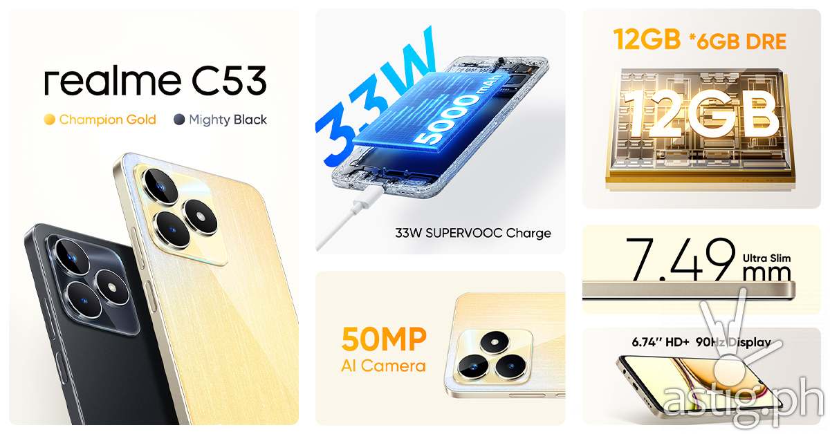 realme C53: The most affordable entry-level phone in PH outed at sub-8K peso price point | ASTIG ...