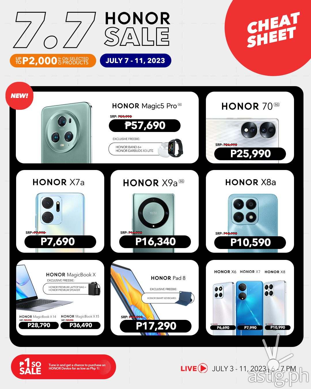 Piso sale, up to 30% discount on HONOR devices this 7.7 [deals] – ASTIG ...