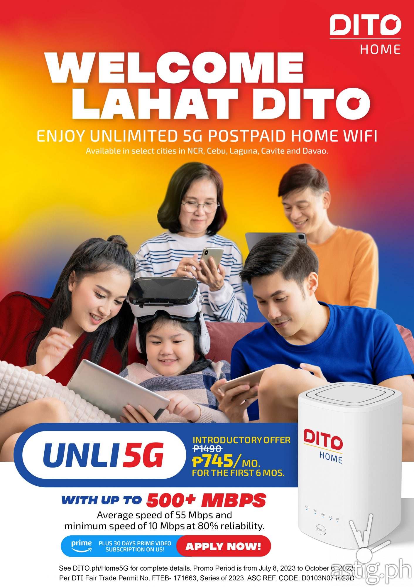 DITO Home UNLI 5G promises 500Mbps+ Wi-Fi from only P745 – ASTIG: Philippine News & Reviews