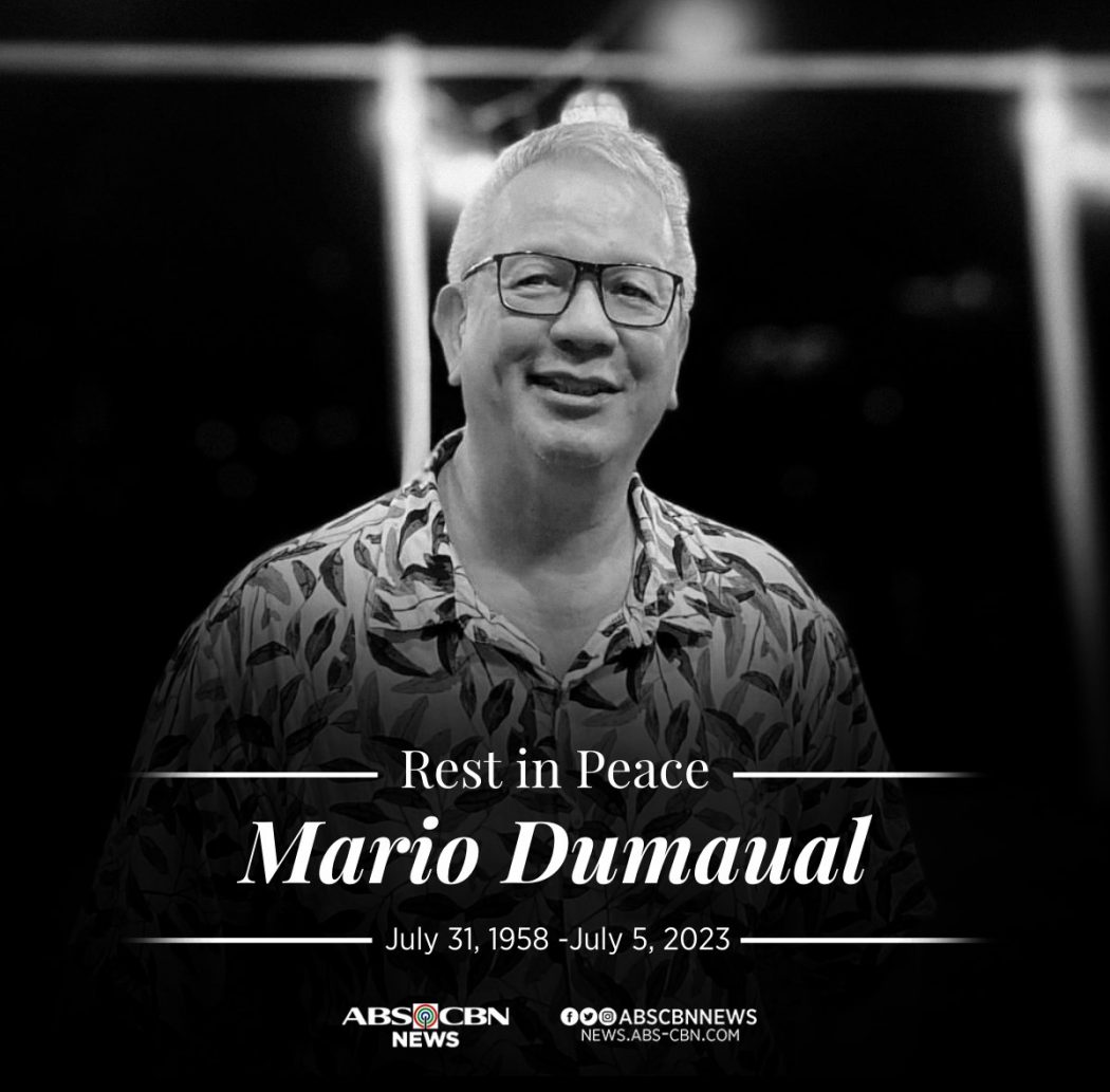 Mario Dumaual: Death of iconic Pinoy broadcaster marks the end of an ...