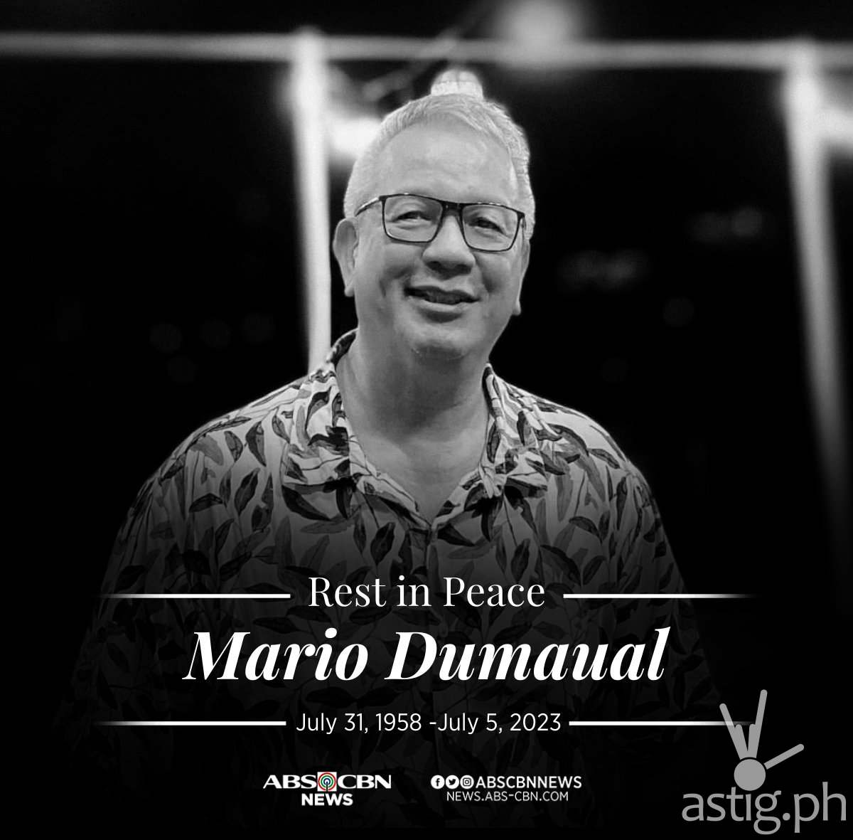 Mario Dumaual: Death of iconic Pinoy broadcaster marks the end of an ...