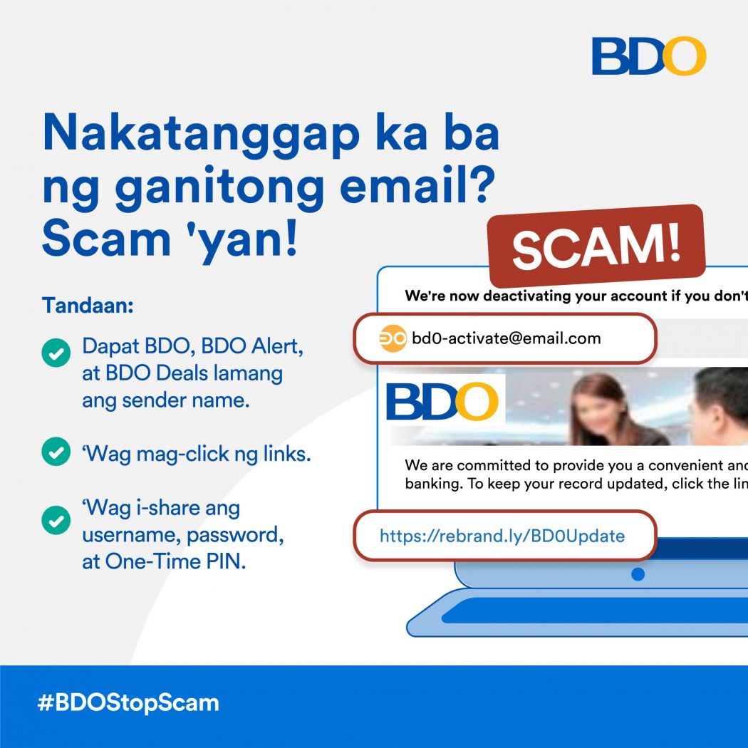 Top 3 tips to protect yourself from bank scams | ASTIG: Philippine News ...