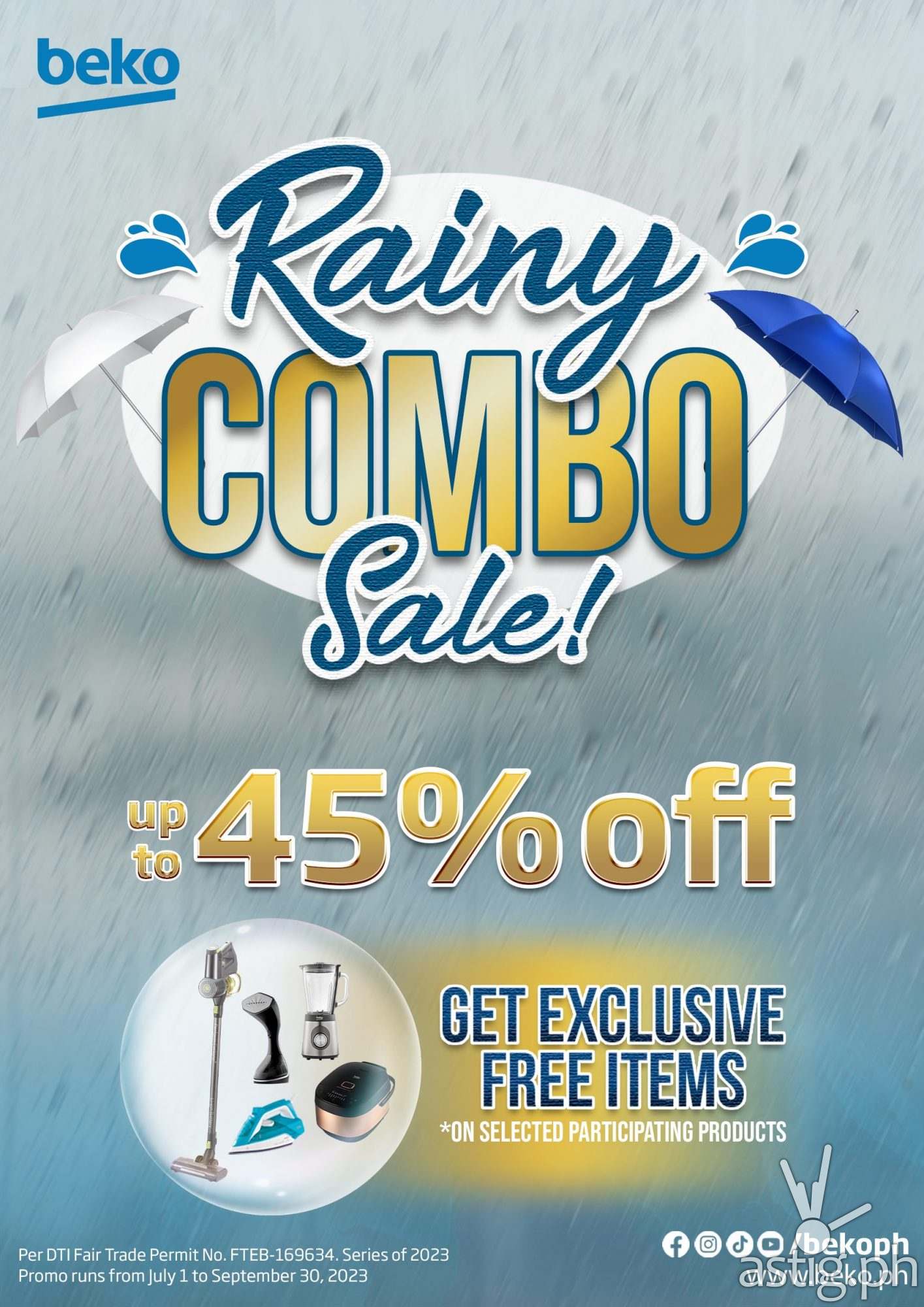 It’s Raining Discounts And Freebies In Beko’s Rainy Day Combo Sale ...