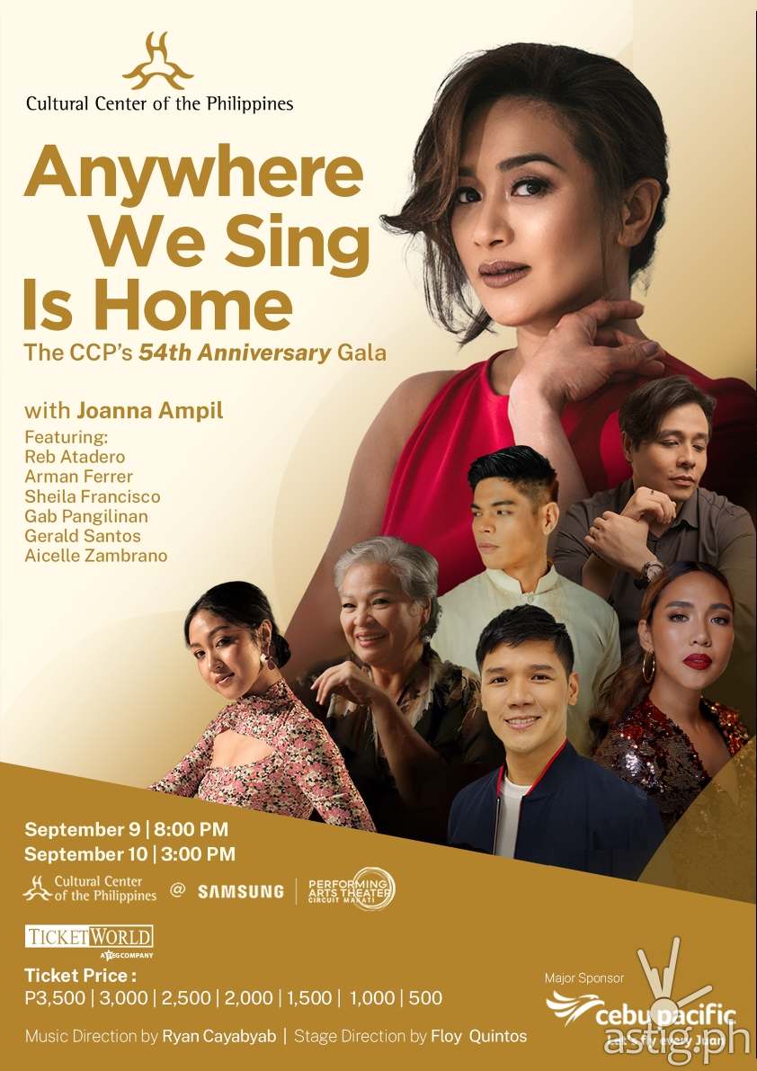 Joanna Ampil, Aicelle Santos, Gerald Santos and other world class talents headline CCP’s ...