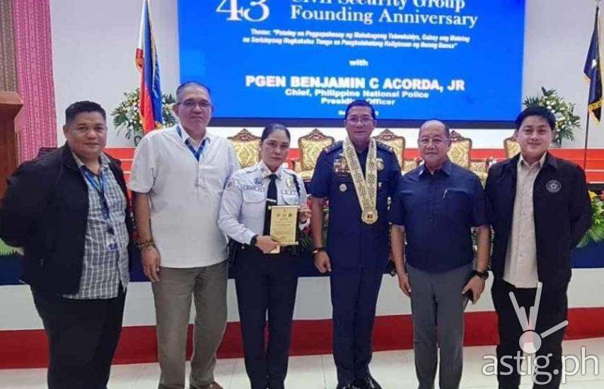 SM SUPERMALLS’ LADY SECURITY GUARD GILREN BAJADO HONORED FOR EXEMPLARY ...
