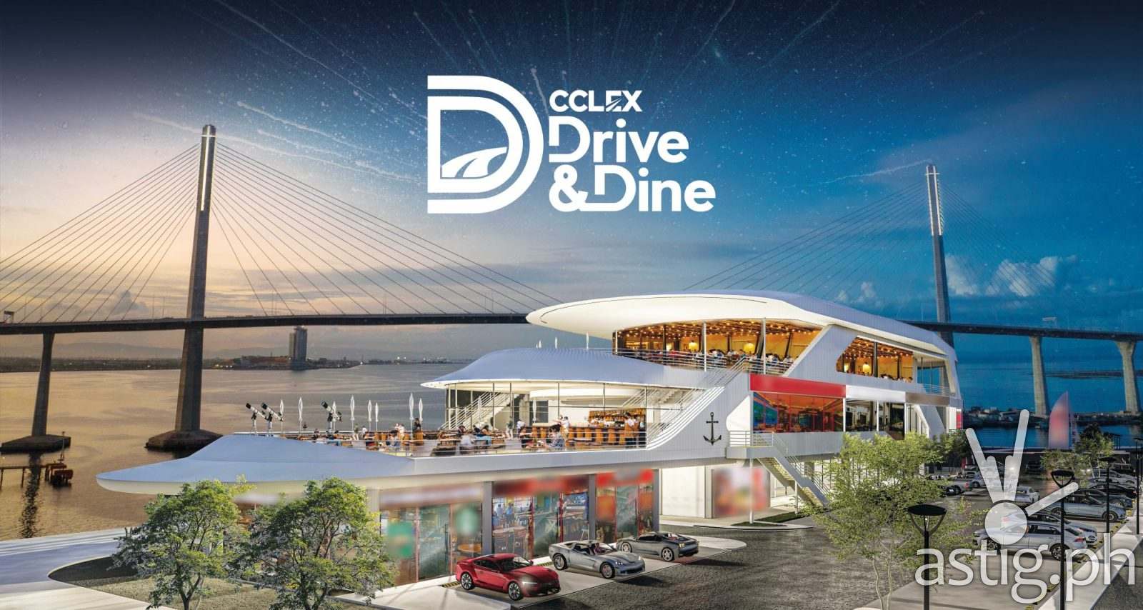 LOOK: CCLEX Drive & Dine, a yacht-shaped food hub, breaks ground in ...