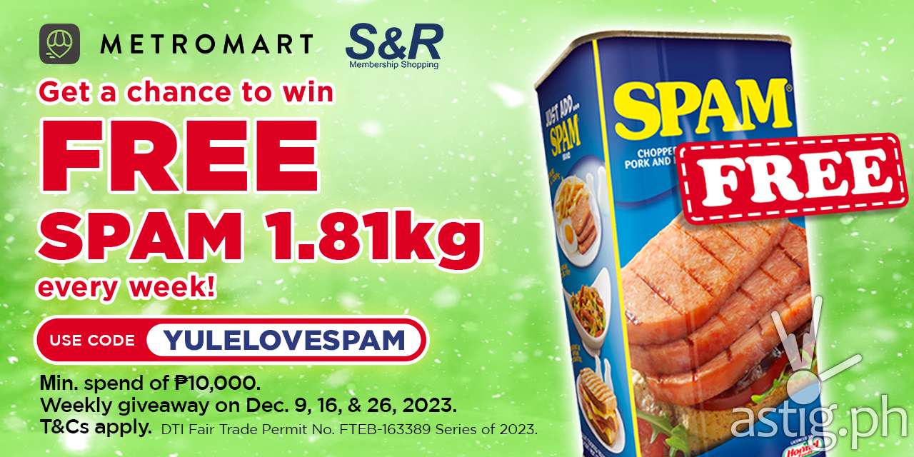 Do you love FREE SPAM? Shop at MetroMart this holiday season – ASTIG ...