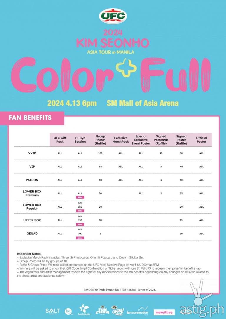 UFC Mixes Brings Back Kim Seon Ho for His Color+Full Manila Fan Meeting ...