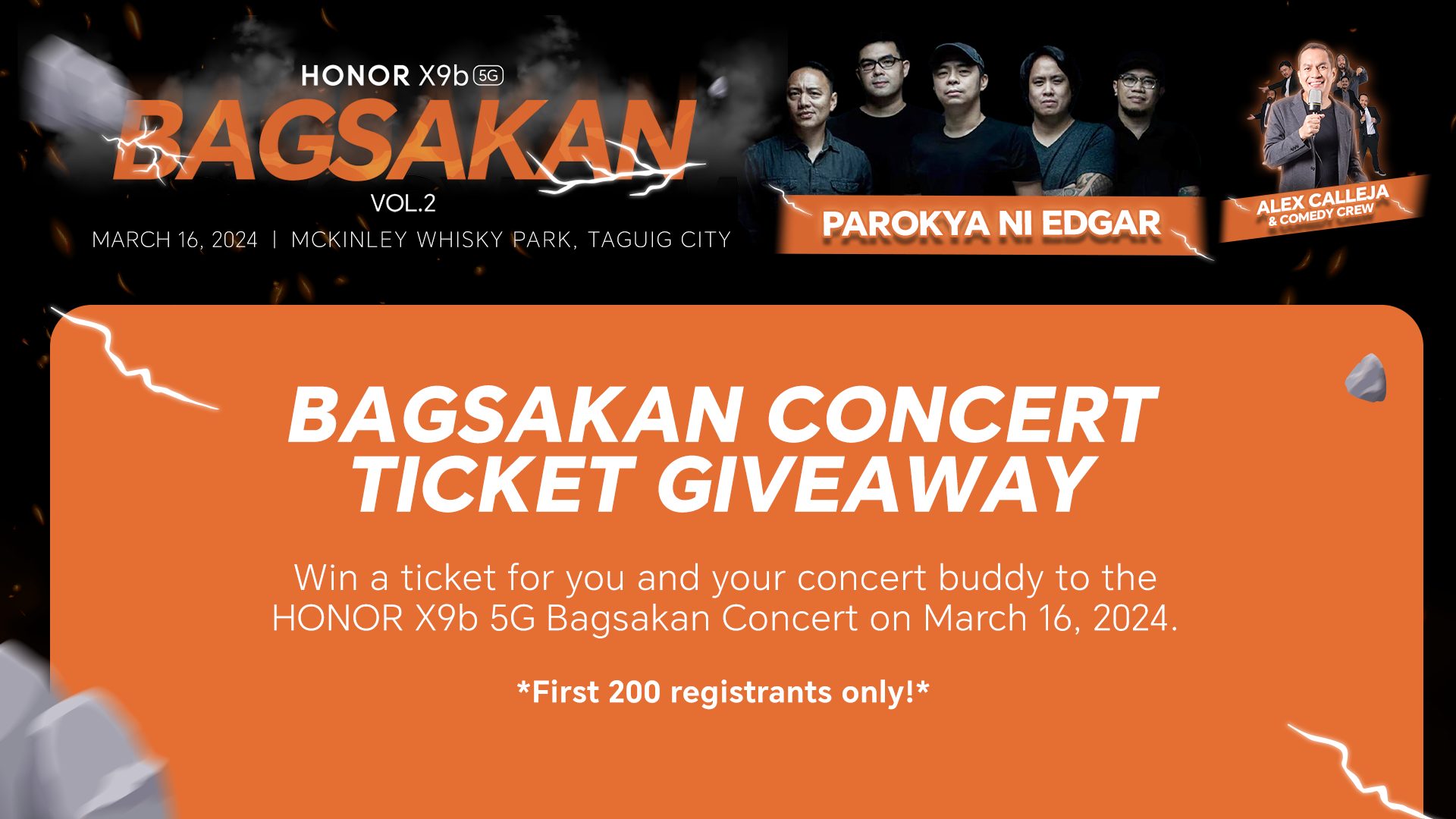 Parokya ni Edgar ‘HONOR X9b 5G Bagsakan Concert’ live [event] – ASTIG ...