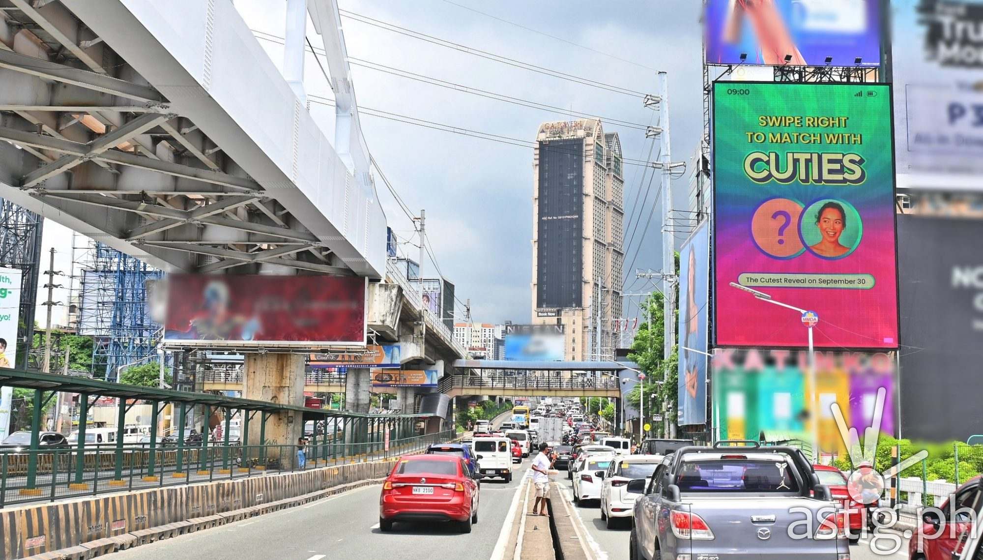 Swipe Right to Match with Cuties? Mysterious Dating Billboards Along C5 ...