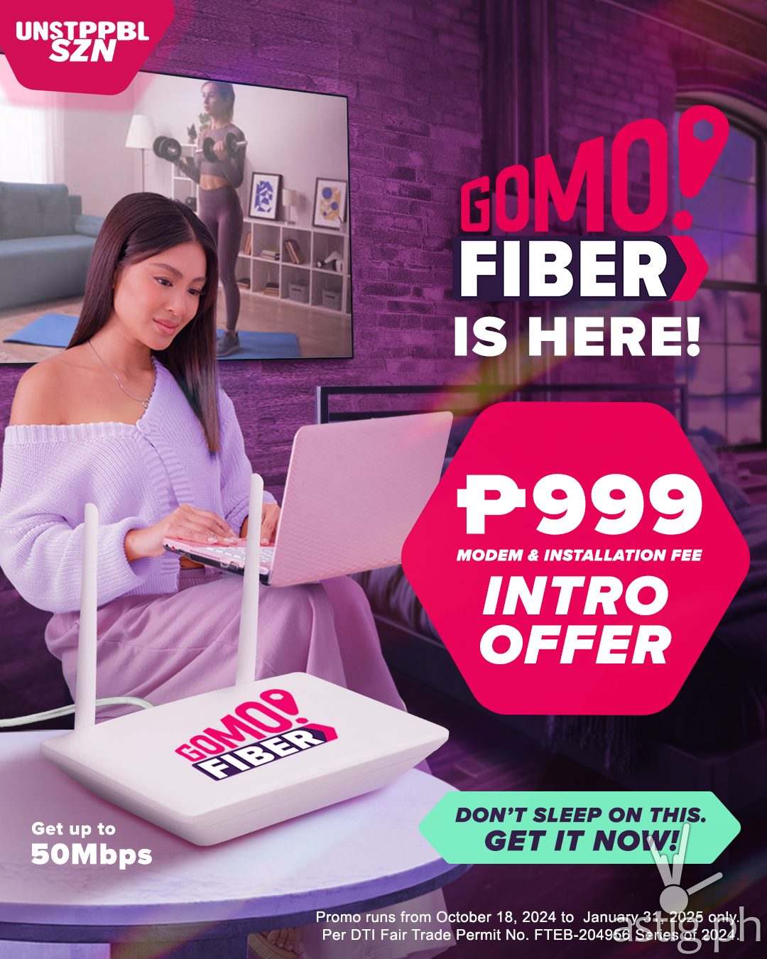GOMO Fiber brings high-speed Internet for only P999 – ASTIG: Philippine News & Reviews