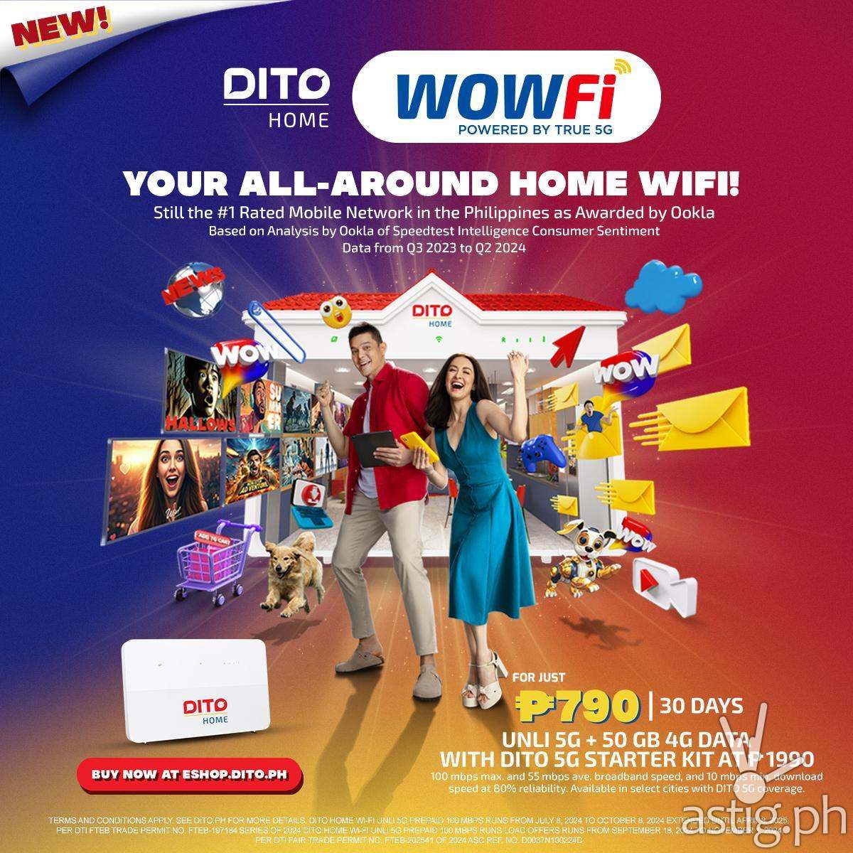 DITO Home WOWFi: World’s First 5G RedCap Wi-Fi for Home launched ...