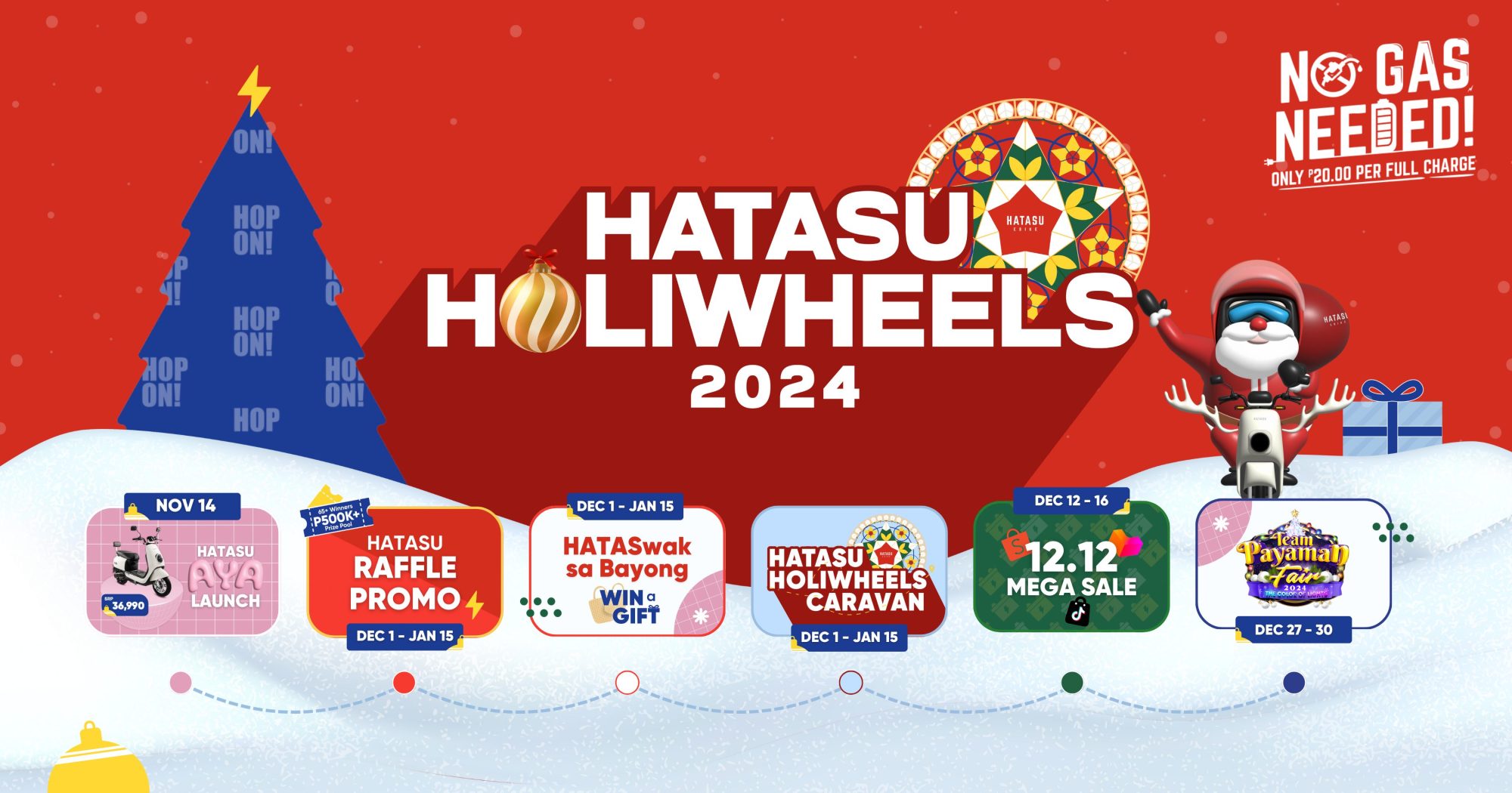 HATASU Holiwheels 2024: Aya ebike, raffle, caravan and more – ASTIG ...