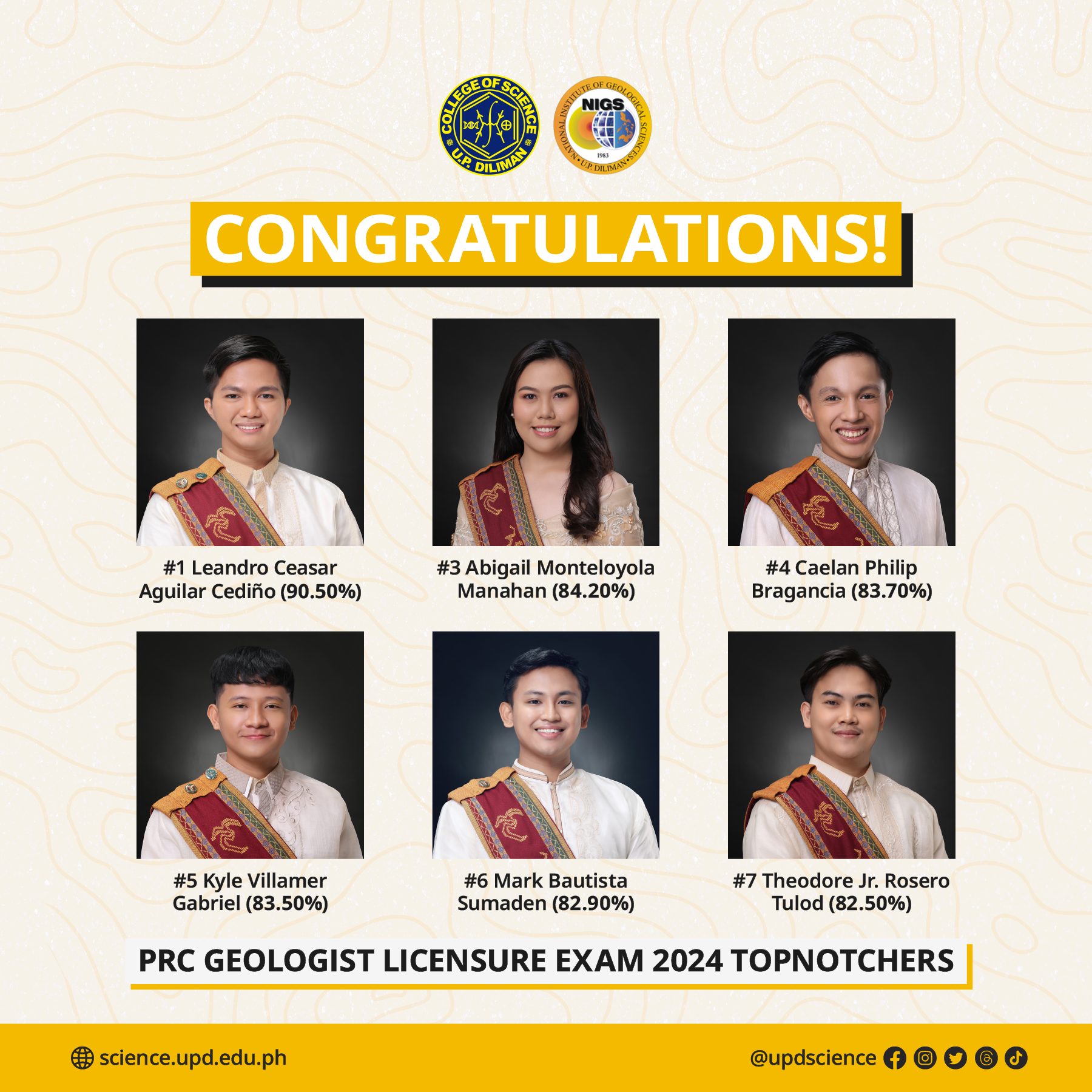 100% Passing rate: All 50 UP Geologists pass 2024 PRC Licensure Exam ...
