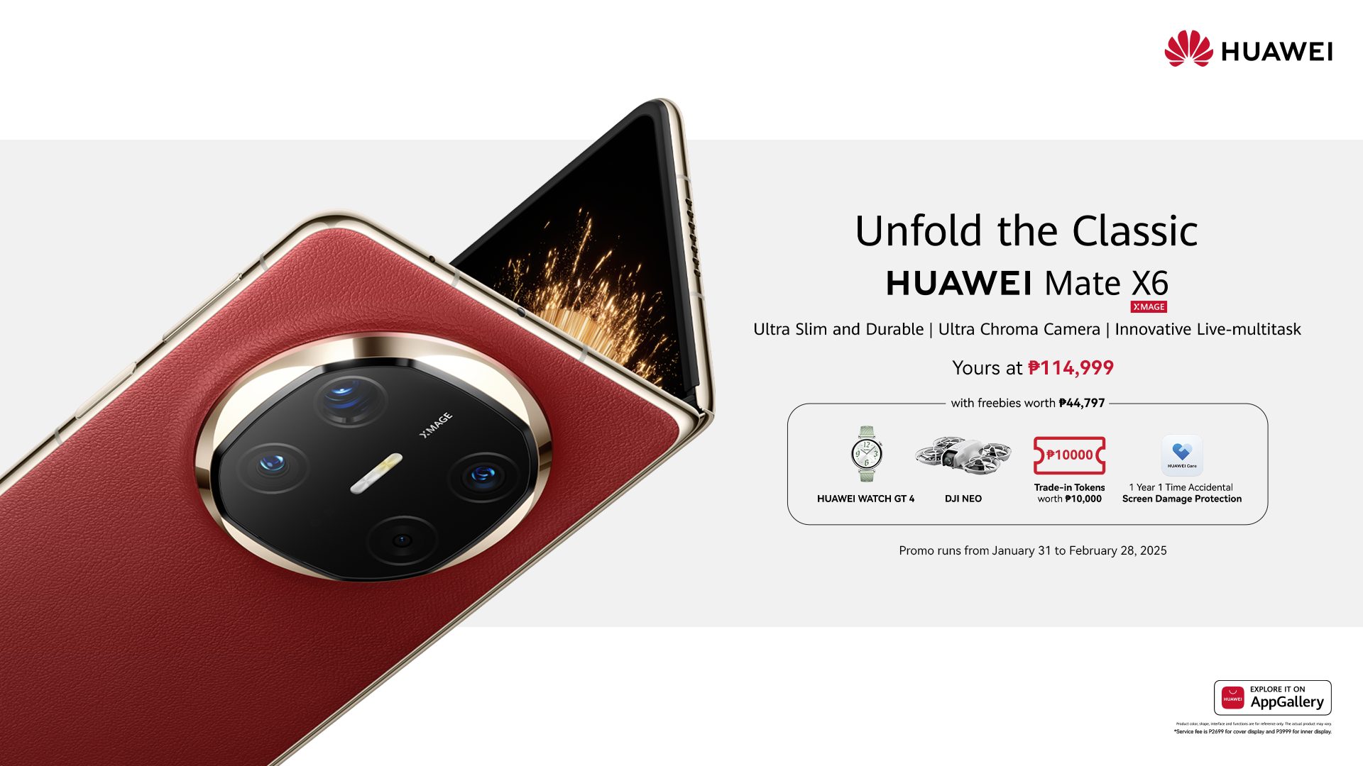 HUAWEI Mate X6 offers stunning visuals and durable design for Filipino ...