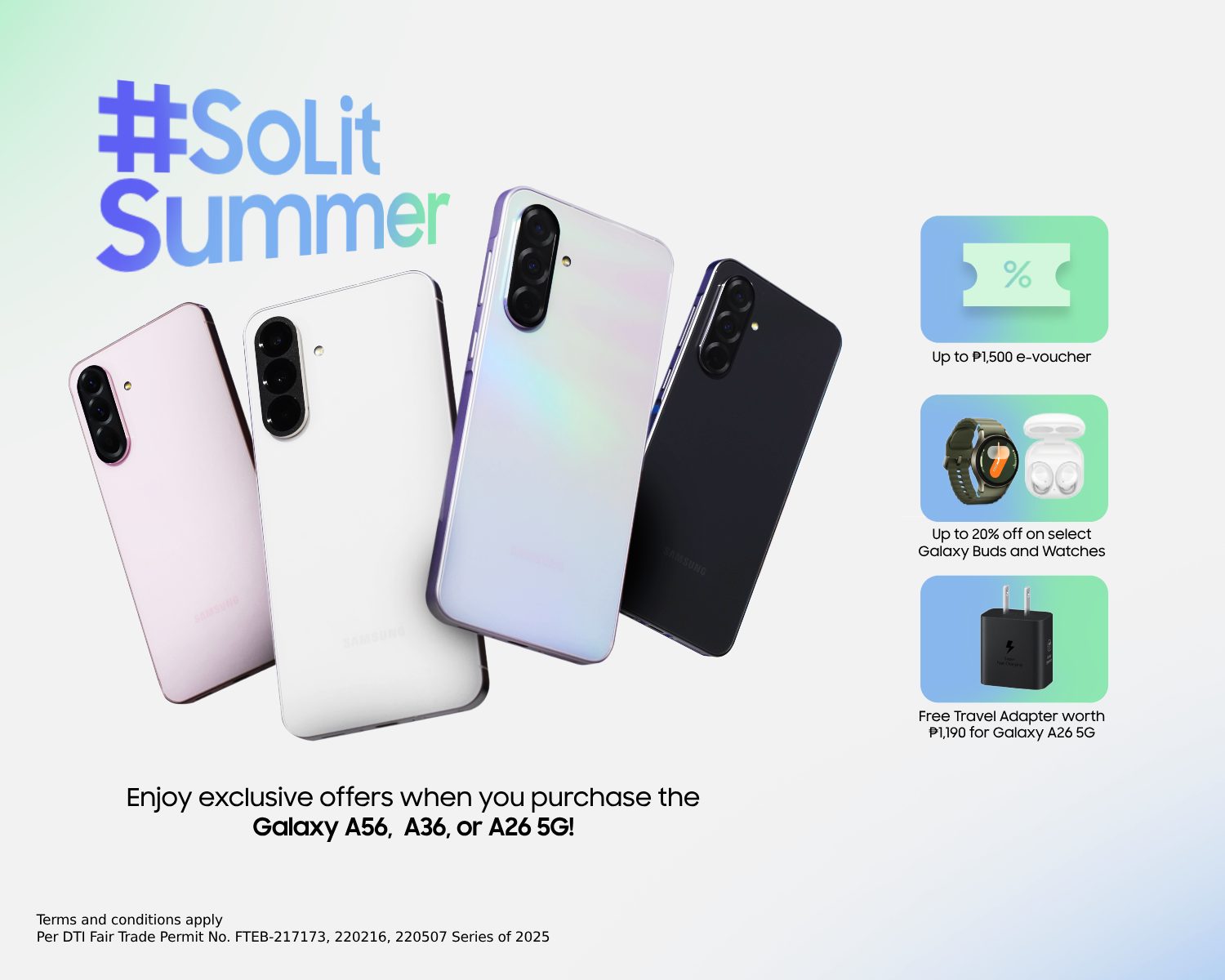 SAMSUNG Galaxy A56, A36, A26 5G with AI features now available in time ...