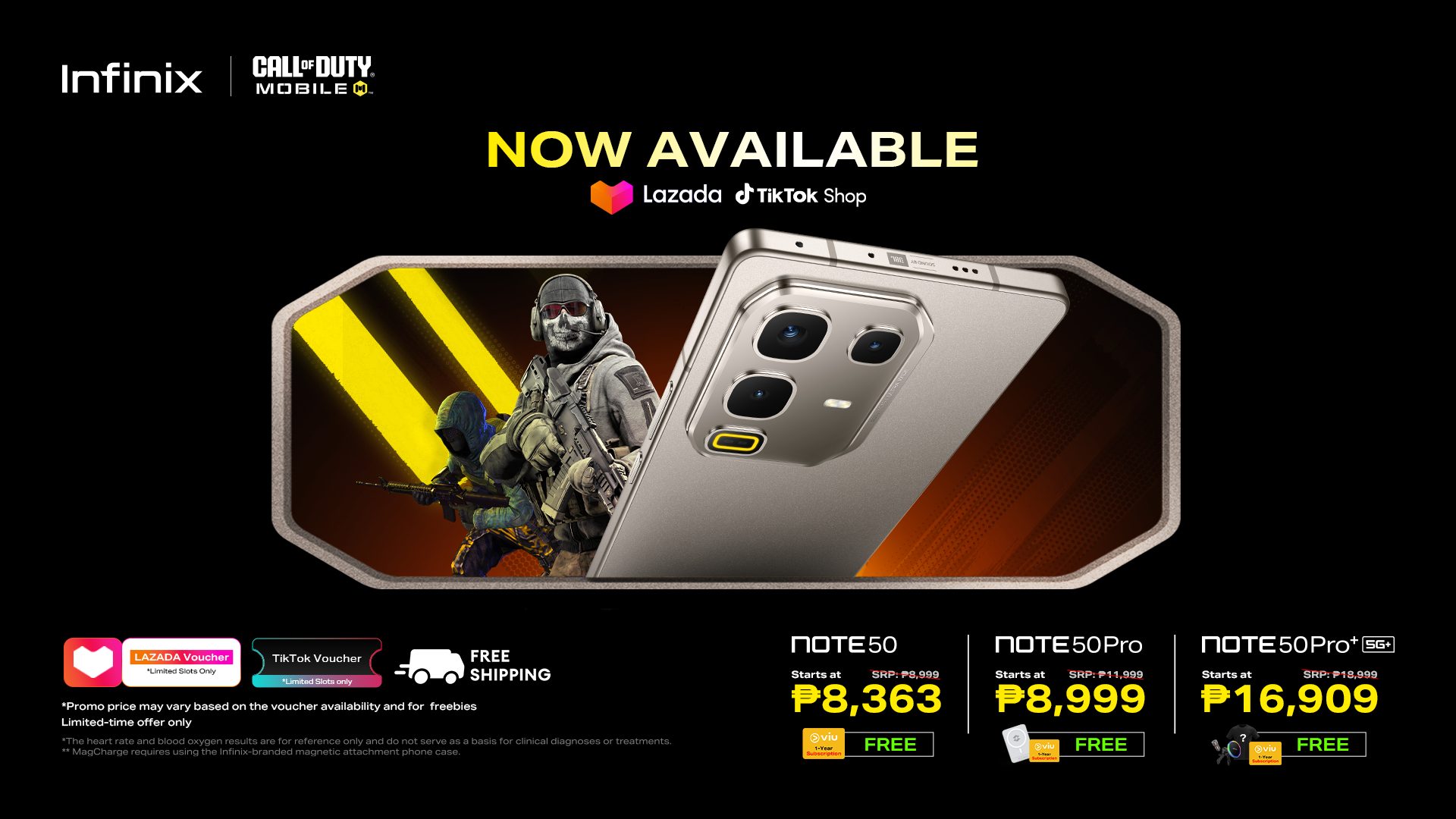 Infinix NOTE 50 Series is now available in all e-commerce stores with ...