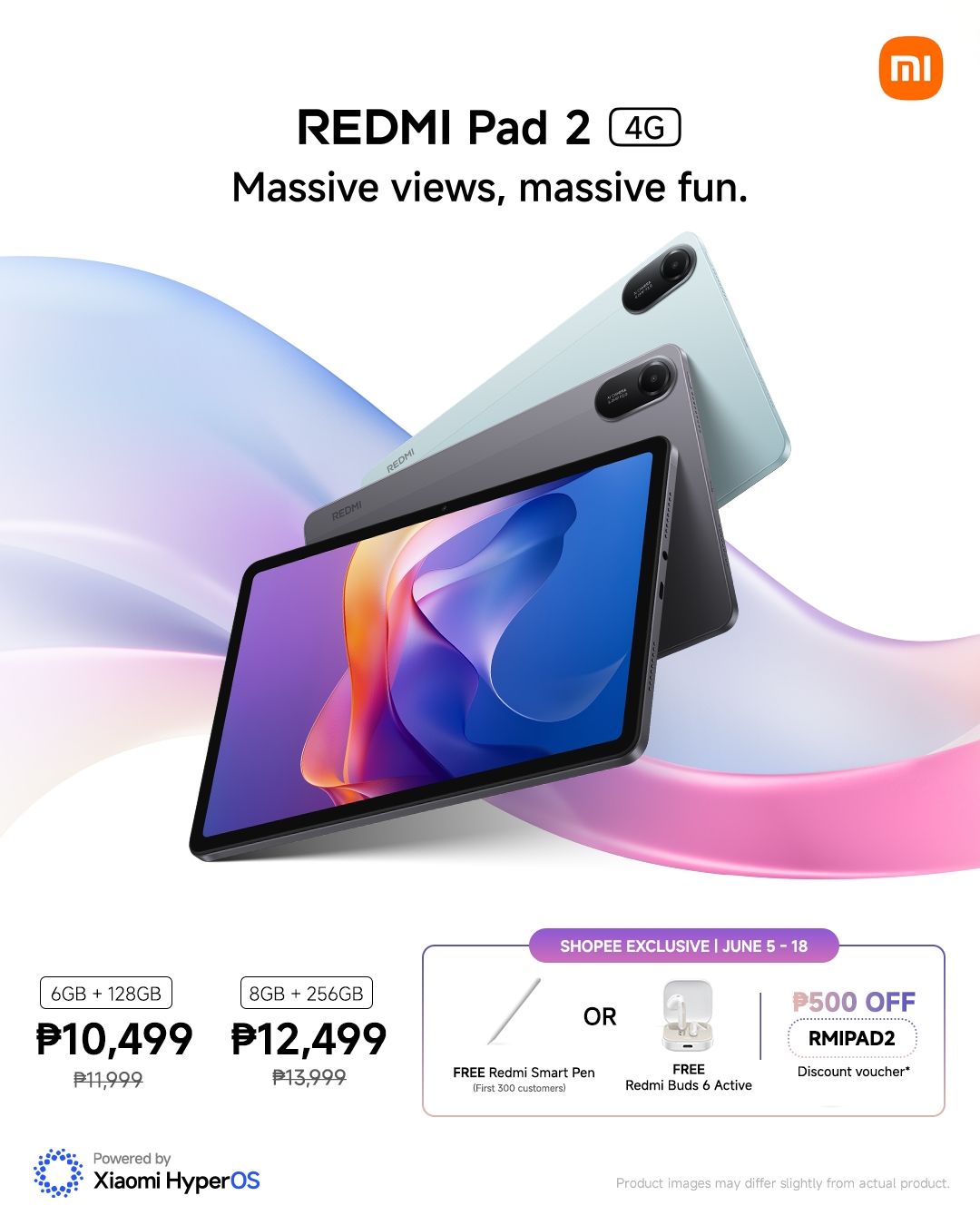 Redmi Pad 2 4G arrives in PH: Immersive entertainment from P10,499 ...