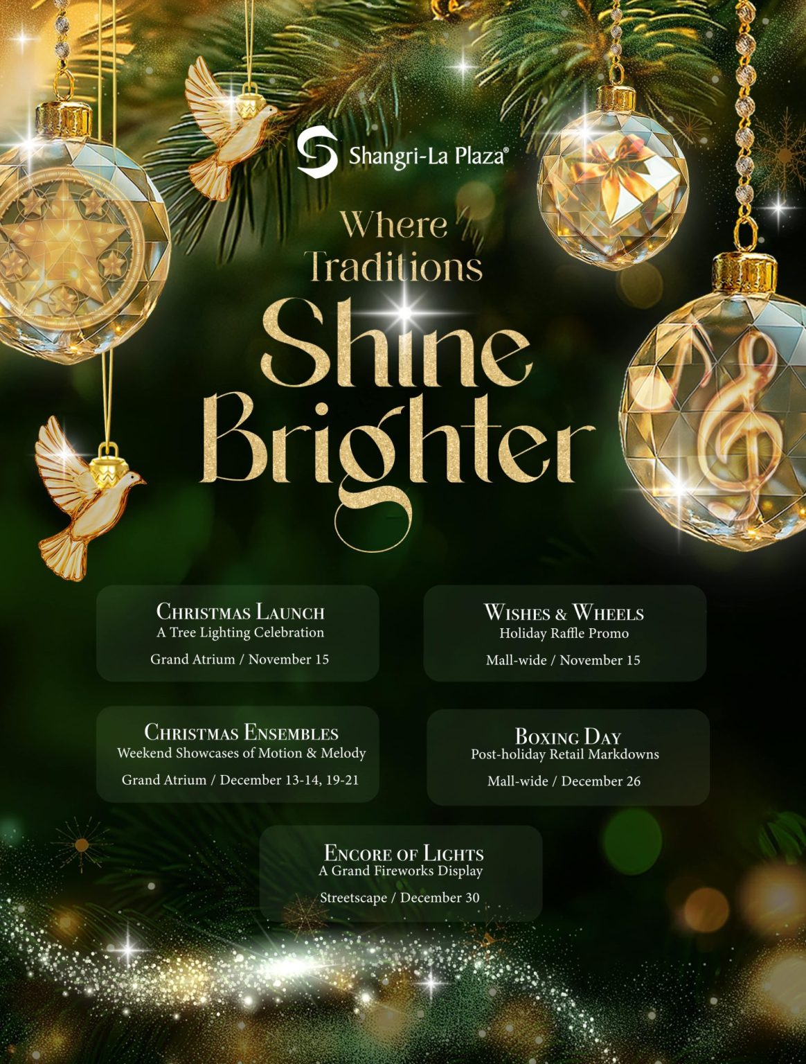 Holiday traditions shine brighter as Shangri-La Plaza lights up its ...