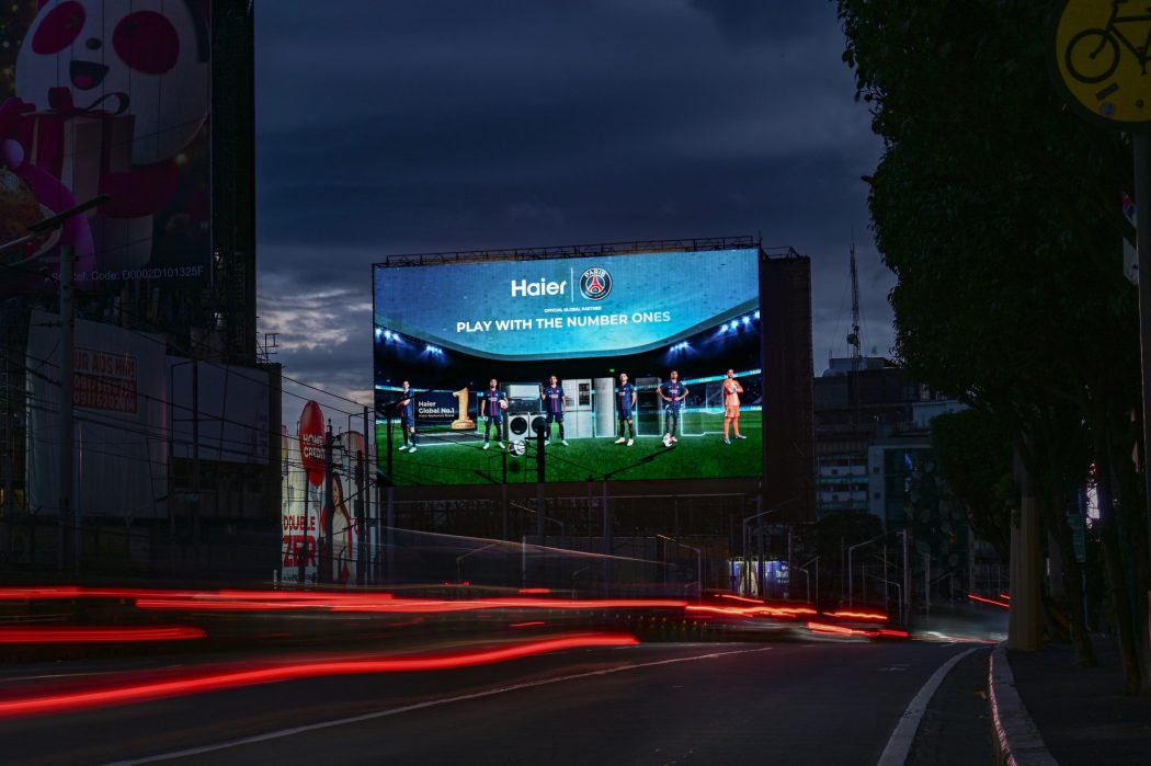 Haier lights Up EDSA with Paris Saint-Germain Partnership to Welcome ...