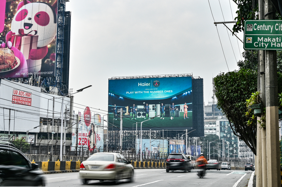 Haier lights Up EDSA with Paris Saint-Germain Partnership to Welcome ...