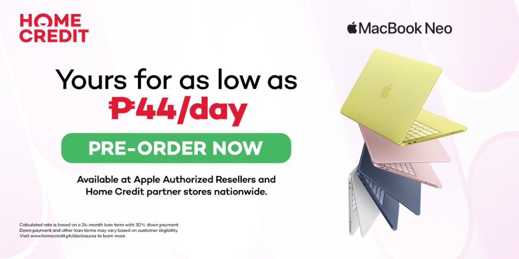 Own the new MacBook Neo for just ₱44 a day with Home Credit’s 0% ...